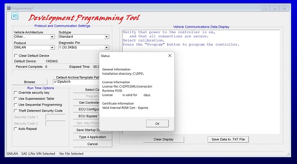 Development Programming System (DPS v4.51), CarSoftDiag