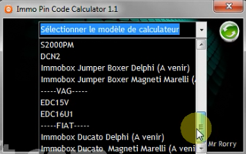 Immo PIN Code Calculator v1.1, CarSoftDiag